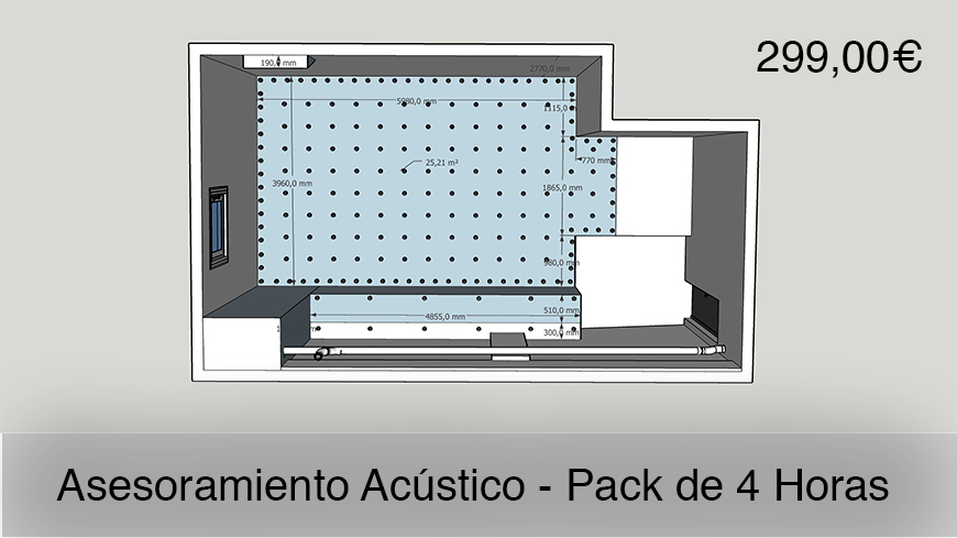 Medidas ideales para tu estudio de grabación - Mas Acoustics