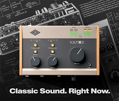 UA presenta los Interfaces de Audio Volt - Mas Acoustics