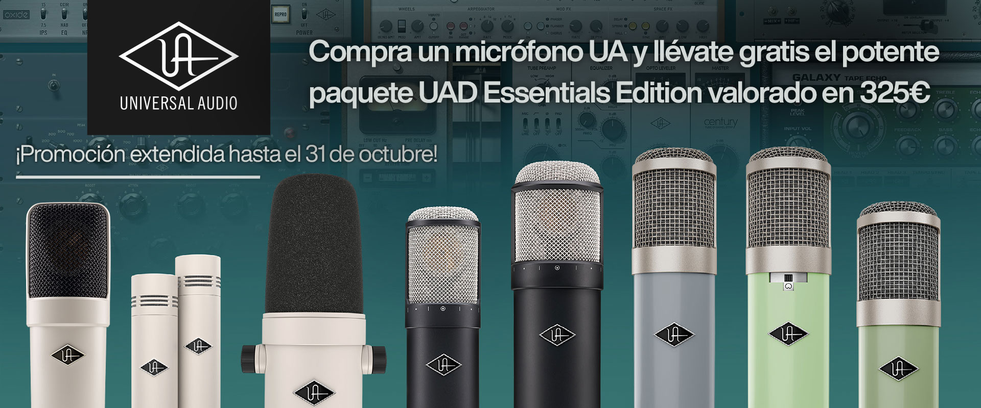 Distribuidores de Universal Audio, Moog, Spectrasonics y Auralex- Mas Acoustics