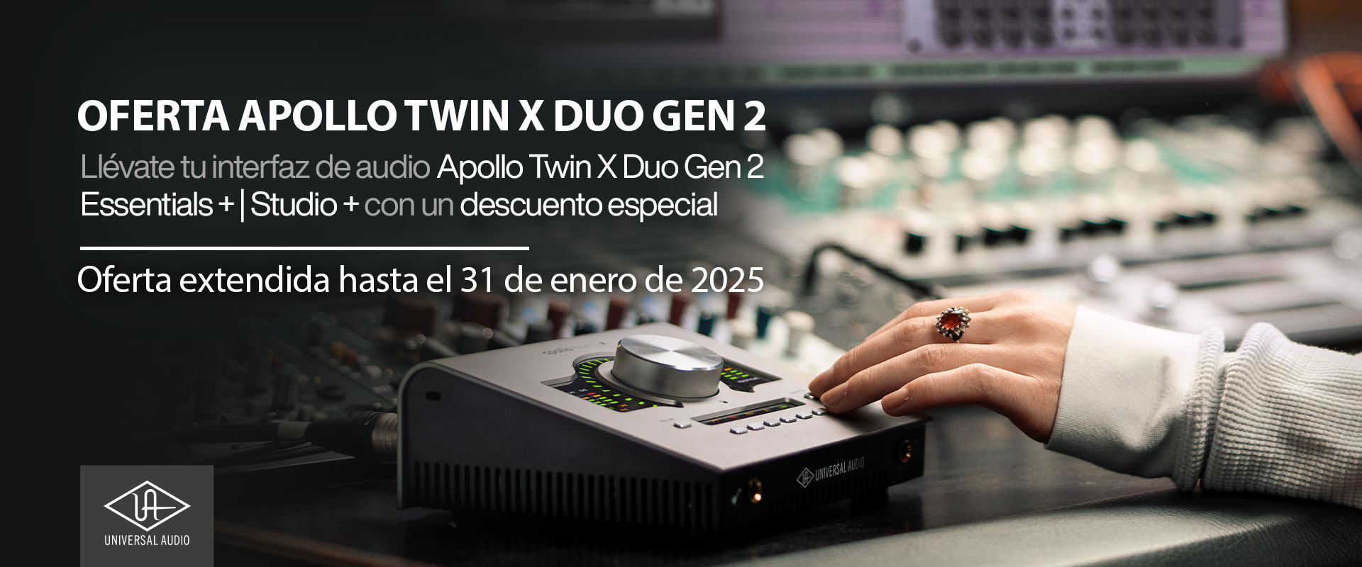 Distribuidores de Universal Audio, Moog, Spectrasonics y Auralex- Mas Acoustics