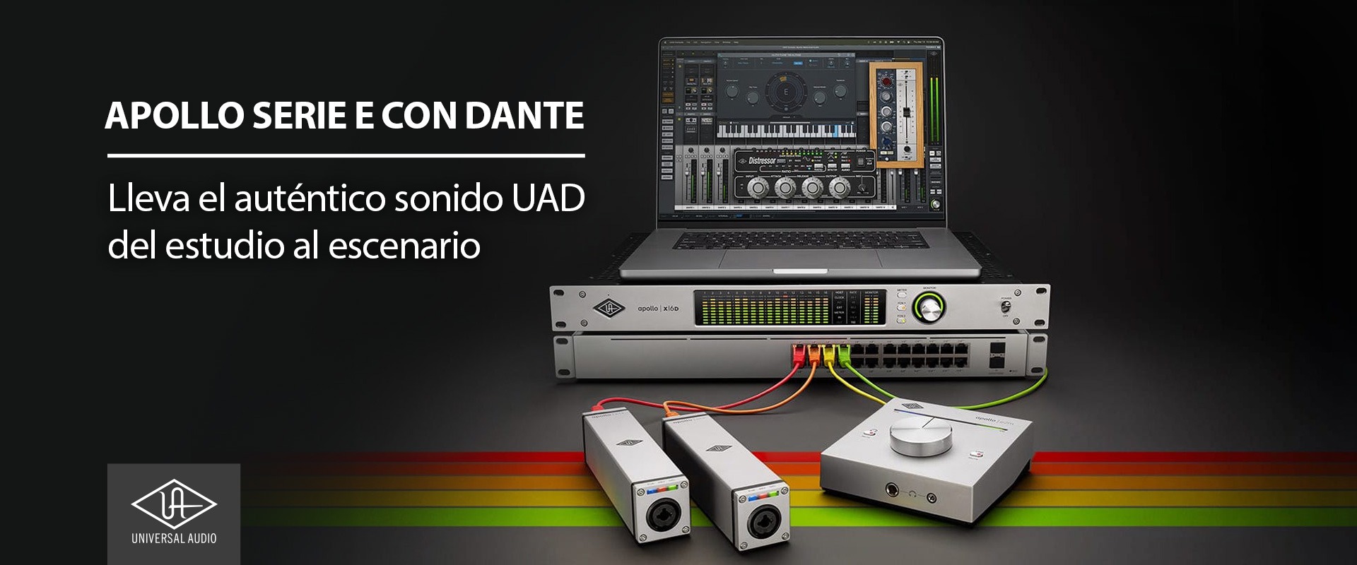 Distribuidores de Universal Audio, Moog, Spectrasonics y Auralex- Mas Acoustics
