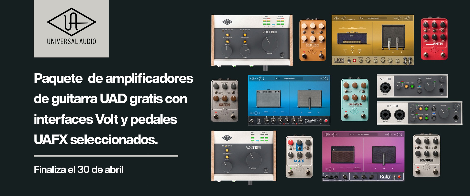 Distribuidores de Universal Audio, Moog, Spectrasonics y Auralex- Mas Acoustics